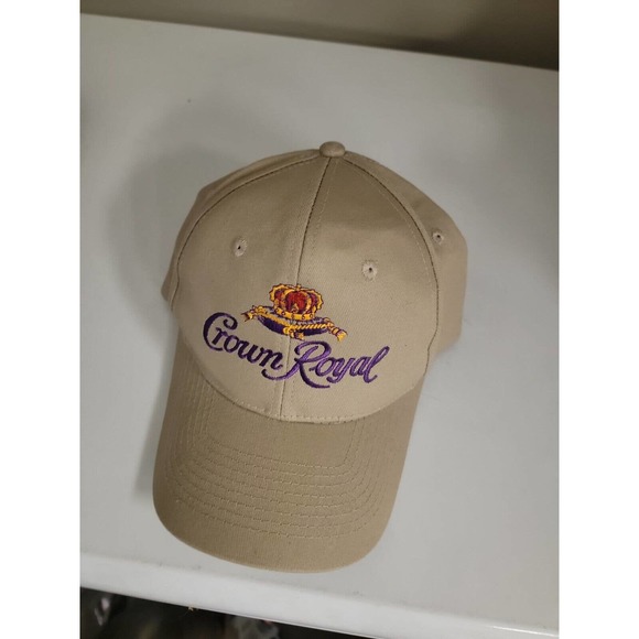 crown royal | Accessories | Vintage Tan Crown Royal Whiskey Snapback ...